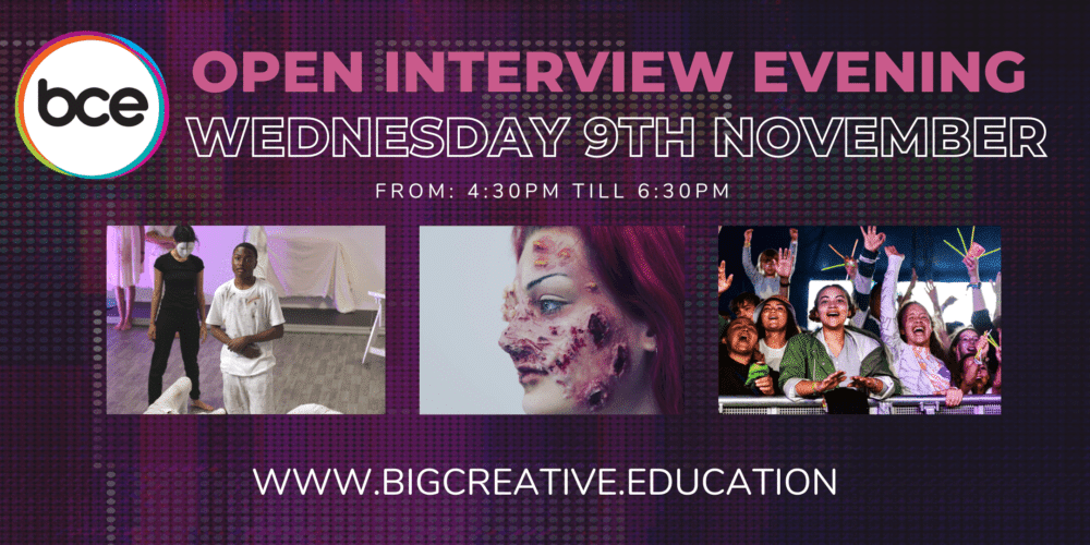 Open Evening - Big Creative Education