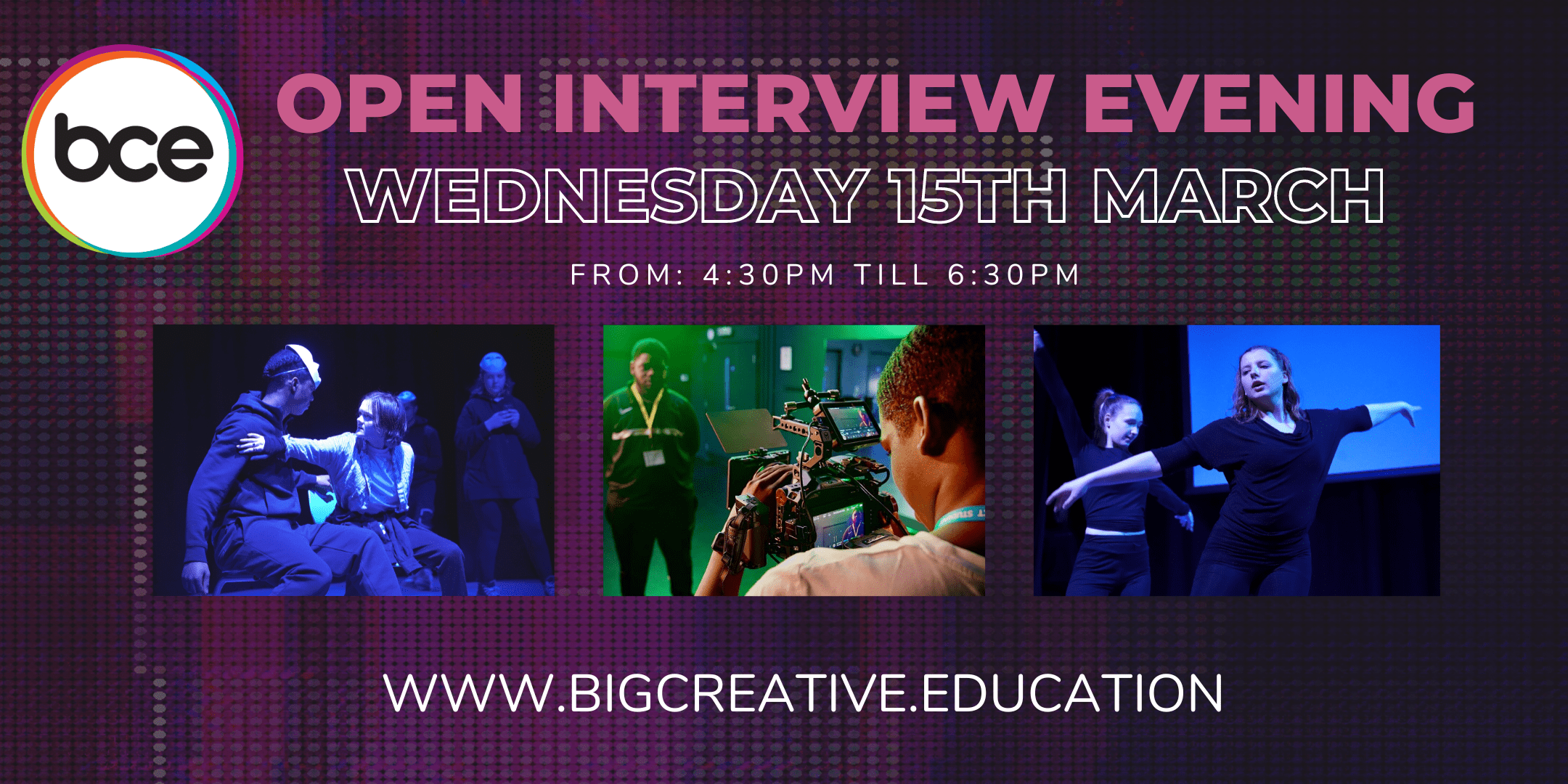 Open Evening - Big Creative Education